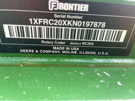 2022 Frontier RC2060 Hay and Forage Mowers - Rotary for Sale | Tractor Zoom