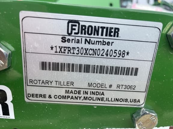 2022 Frontier RT3062 Tillage Rotary Tillage for Sale | Tractor Zoom