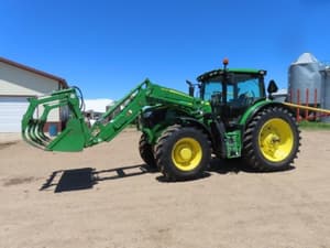 SOLD - 2022 John Deere 6155R Lot No. 463 Tractors with 871 Hrs ...