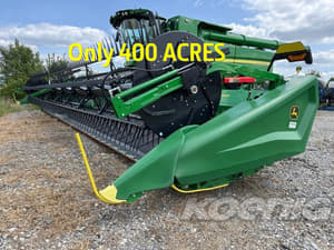 SOLD - 2022 John Deere HD50F Stock No. A377689A Harvesting with 50 ft ...