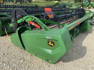 SOLD - 2022 John Deere RD35F Stock No. 189494 Harvesting with 35 ft ...