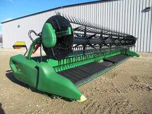 SOLD - 2022 John Deere RD35F Stock No. 55984 Harvesting with 35 ft ...