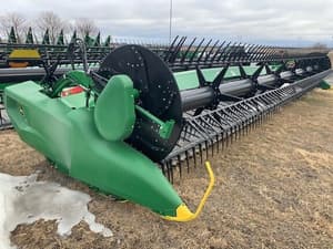 SOLD - 2022 John Deere RD35F Stock No. 204832 Harvesting with 35 ft ...