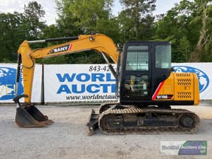 SOLD - 2022 SANY SY75C Lot No. 120525 Construction with 292 Hrs ...