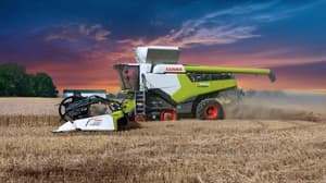 SOLD - 2023 CLAAS 1230 Convio Stock No. 228030847 Harvesting with 40 ft ...