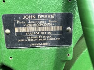 2023 John Deere 8RX 310 Stock No. 903843 Tractors For Sale with 618 Hrs ...