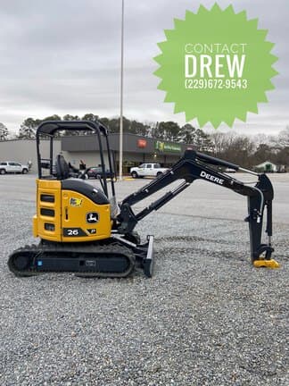 2024 John Deere 26P Construction Compact Excavators for Sale | Tractor Zoom