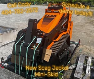 SOLD - 2024 Scag Jackal Stock No. 18CODY.T Construction with 1 Hrs ...