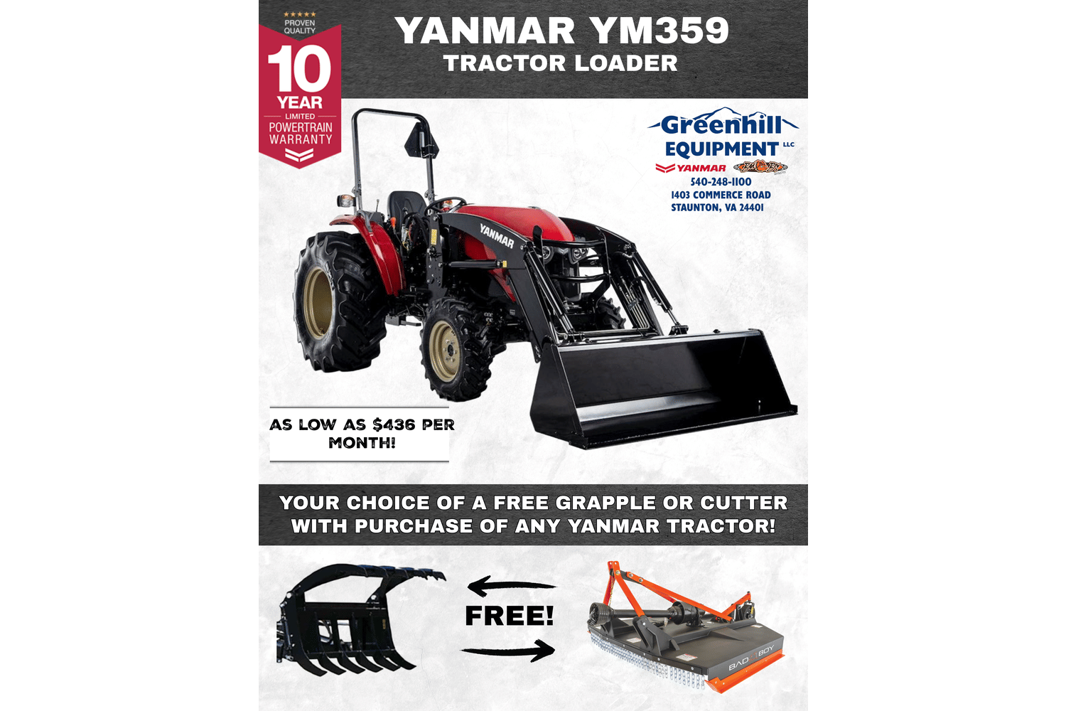 SOLD - 2025 Yanmar YM359 Stock No. fe6d3ed68a678ba4 Tractors with 59 HP ...