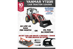 SOLD - 2025 Yanmar YT235C Tractors with 34 HP | Tractor Zoom