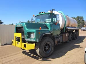 SOLD - 1993 Mack DM6905 Quad Axle Water Tanker Truck, VIN ...