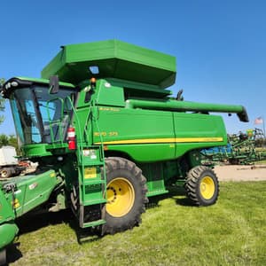 SOLD - JD 9570 STS COMBINE W/NEWER ENGINE, TANK EXT, SINGLE SPEED ...