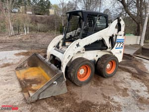 SOLD - (1) 2000 Bobcat 773 skid steer loader, 5701 hours showing ...