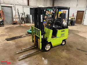 SOLD - (1) Clark, model CCS15, LP lift truck, 3000 lb., 170" max. lift ...
