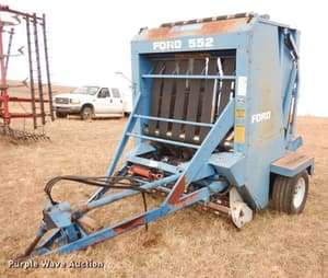 SOLD - Ford 552 Lot No. DK3158 Hay and Forage with --- Bales | Tractor Zoom