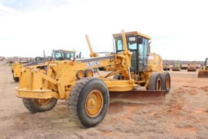 SOLD - 2004 JOHN DEERE 670CH SERIES II MOTOR GRADER, S/N 591424 ...
