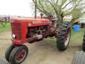 SOLD - 1860. Farmall M Tractor, Wheel Weights, 13.6 X 38 Inch Rear ...