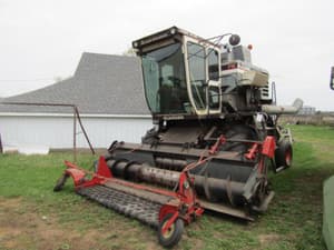 SOLD - 1855. Gleaner Model F2 Diesel Combine, 5 Belt Pickup Head, Shows ...