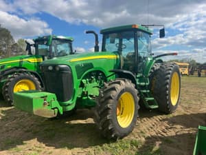 SOLD - JD 8320 MFWD, CAB, DSL, POWERSHIFT TRANS, 4 SETS REMOTES ...