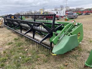 SOLD - 1997 JOHN DEERE 918F GRAIN HEAD, 18', FLEX HEAD, HEADER HEIGHT ...