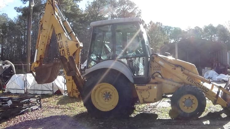 SOLD - New Holland 555E Construction Backhoe Loaders | Tractor Zoom