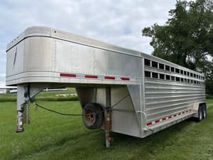 SOLD - 2012 Featherlite 8127 Lot No. 27 Ag Trailers with 24 Ft | Tractor Zoom