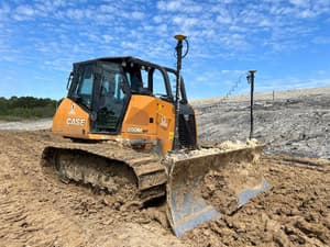 SOLD - 2017 Case 850M WT Dozer, Cab, AC, Sweeps, 6-Way Blade, Leica ...