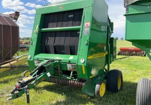 SOLD - John Deere 567 Round Baler, Mega Wide, Cover Edge, Net/Twine ...