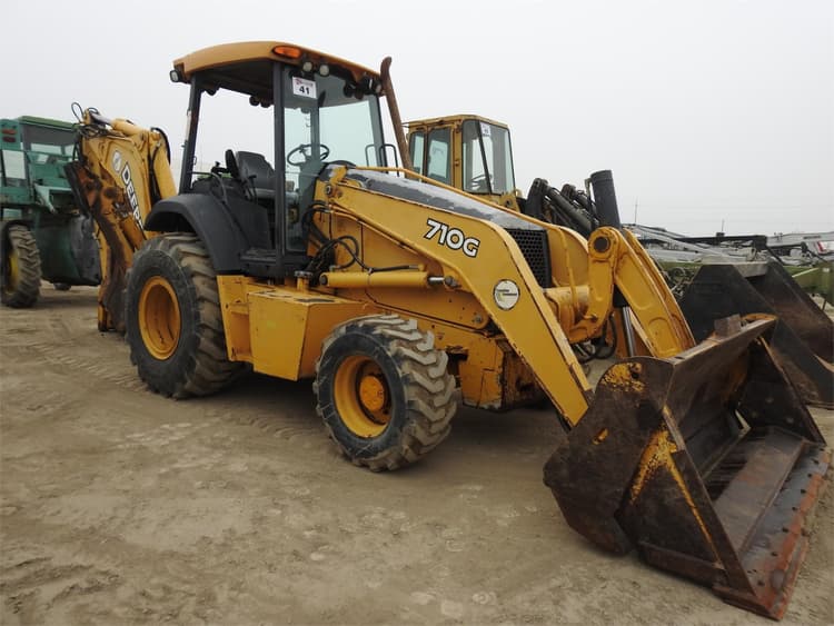 SOLD - 2007 John Deere 710G Construction Backhoe Loaders | Tractor Zoom