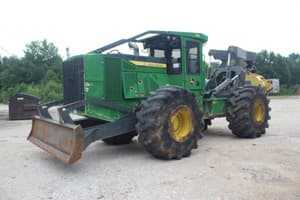 SOLD - John Deere 648L Grapple Skidder w/ Cable Winch VIN ...