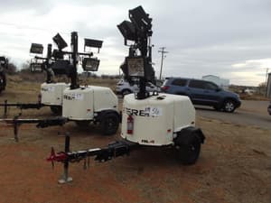 SOLD - TEREX RL4 STRAIGHT MAST LIGHT TOWER, S/N RL4J5348, HOUR METER ...