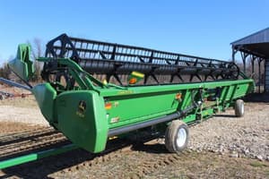 SOLD - John Deere 635F 35ft. Platform Header- Flex; composite fingers ...