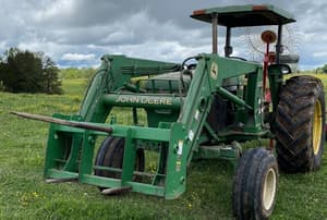 SOLD - H- JOHN DEERE 2755 TRACTOR W/ FRONT END LOADER- -INCLUDES A JOHN ...