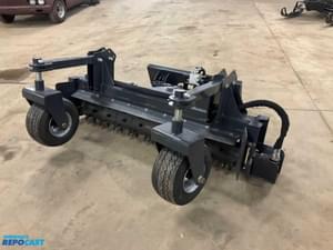 SOLD - New LandHonor Model PR-12-72W Power Rake Soil Conditioner Skid ...