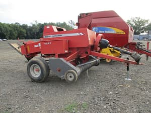 SOLD - Massey Ferguson 1837 Lot No. 503 Hay and Forage with --- Bales ...