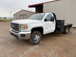 SOLD - 2018 GMC SIERRA 3500 HD SINGLE AXLE REGULAR CAB 4X4 FLATBED ...