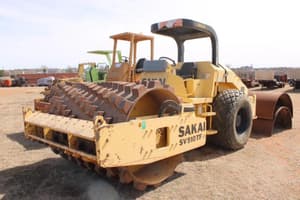 SOLD - Sakai SV510F-II Lot No. 156a Construction with 1,387 Hrs ...