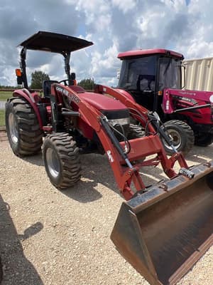 SOLD - Case DX55 4WD Tractor with LX360 Loader with Bucket Rear ...