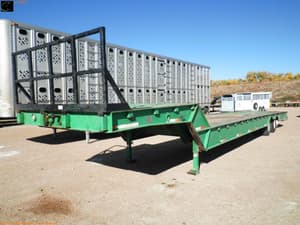 SOLD - 8992- 1986 Wilson Hydraulic Dove Machinery Trailer Other ...