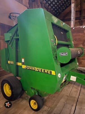 SOLD - John Deere 566 Round Baler net & twine wrap w/ monitor ( has to ...