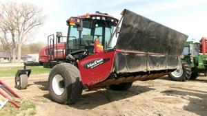 SOLD - 2016 MCDON M205 SELF PROPELLED DUAL DIRECTION SWATHER w/ 16' # R ...