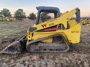 SOLD - "ABSOLUTE" 2019 Wacker Neuson ST31 Skid Loader Construction with ...