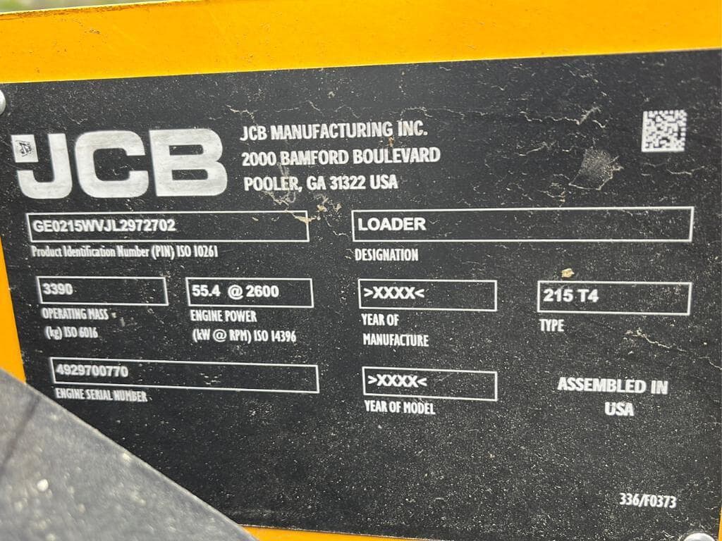 2020 JCB 215 Construction Skid Steers for Sale | Tractor Zoom