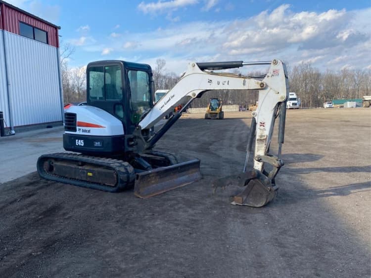 Bobcat E45 Construction Compact Excavators for Sale | Tractor Zoom