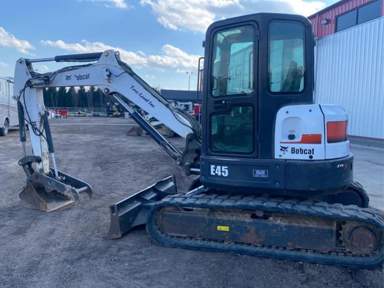 Bobcat E45 Construction Compact Excavators for Sale | Tractor Zoom