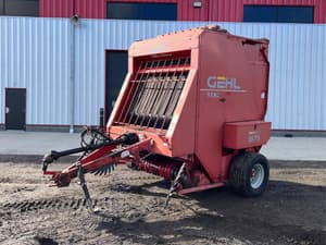 SOLD - "ABSOLUTE" Gehl 1875 Round Baler Hay and Forage with --- Bales ...