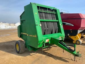 SOLD - Inv #18346 - John Deere 535 Round Baler, Net Wrap & Twine, Bale ...