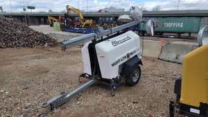 SOLD - Allmand Night Lite Pro 2 Light Tower Construction with --- Hrs ...