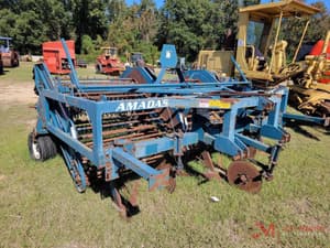 SOLD - AMADAS ADI-4 4-ROW PEANUT WIDE ROW INVERTER Harvesting | Tractor ...