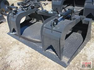 SOLD - Wolverine GB-11-72W 72" Skid Steer Industrial Smooth Bottom Grapple Bucket Dual Cylinders ...